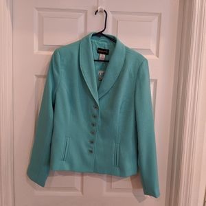 metrostyle | Jackets & Coats | Metro Style Blazer 4 Teal Blue | Poshmark